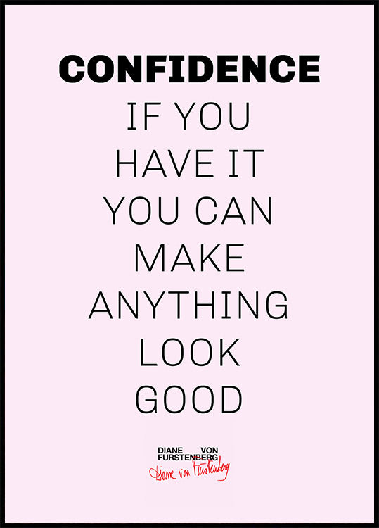 Poster con citazione sulla fiducia | Posterbox